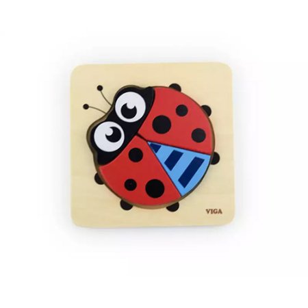 Viga First Puzzle Ladybug|TJSKIDS.COM | TjsKids.com