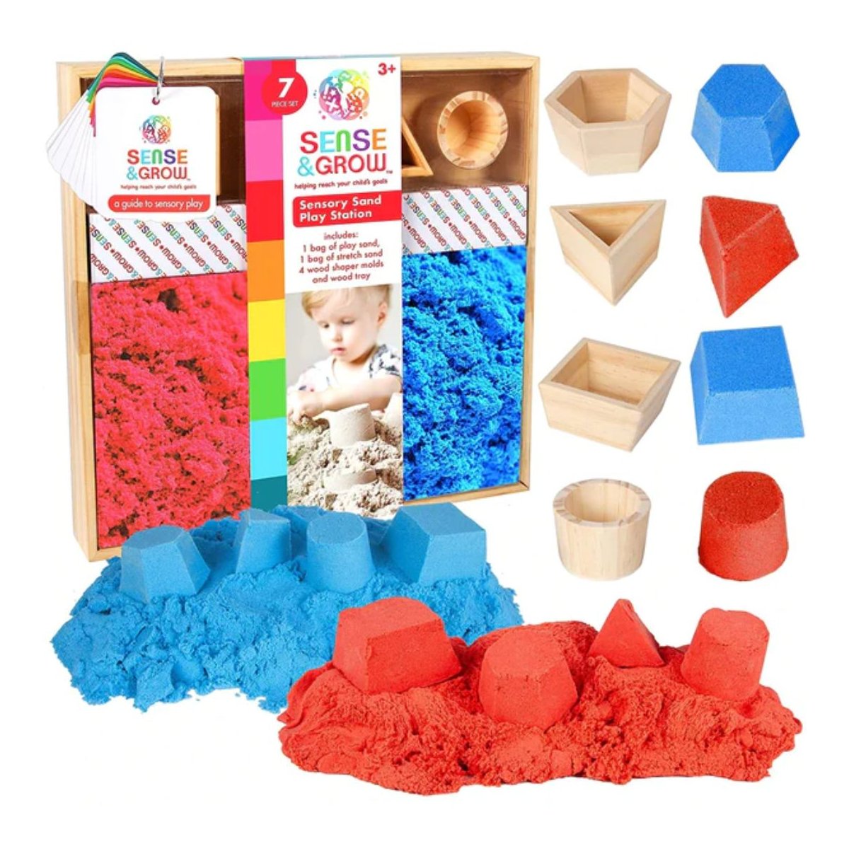 Sense and Grow Sensory Sand Play Station | TJSKIDS.COM | TjsKids.com